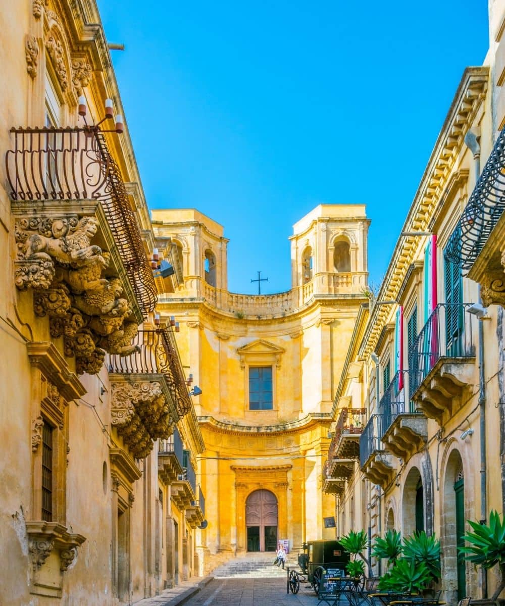 Sicily: the late baroque town of Val di Noto, UNESCO from 2002 ...
